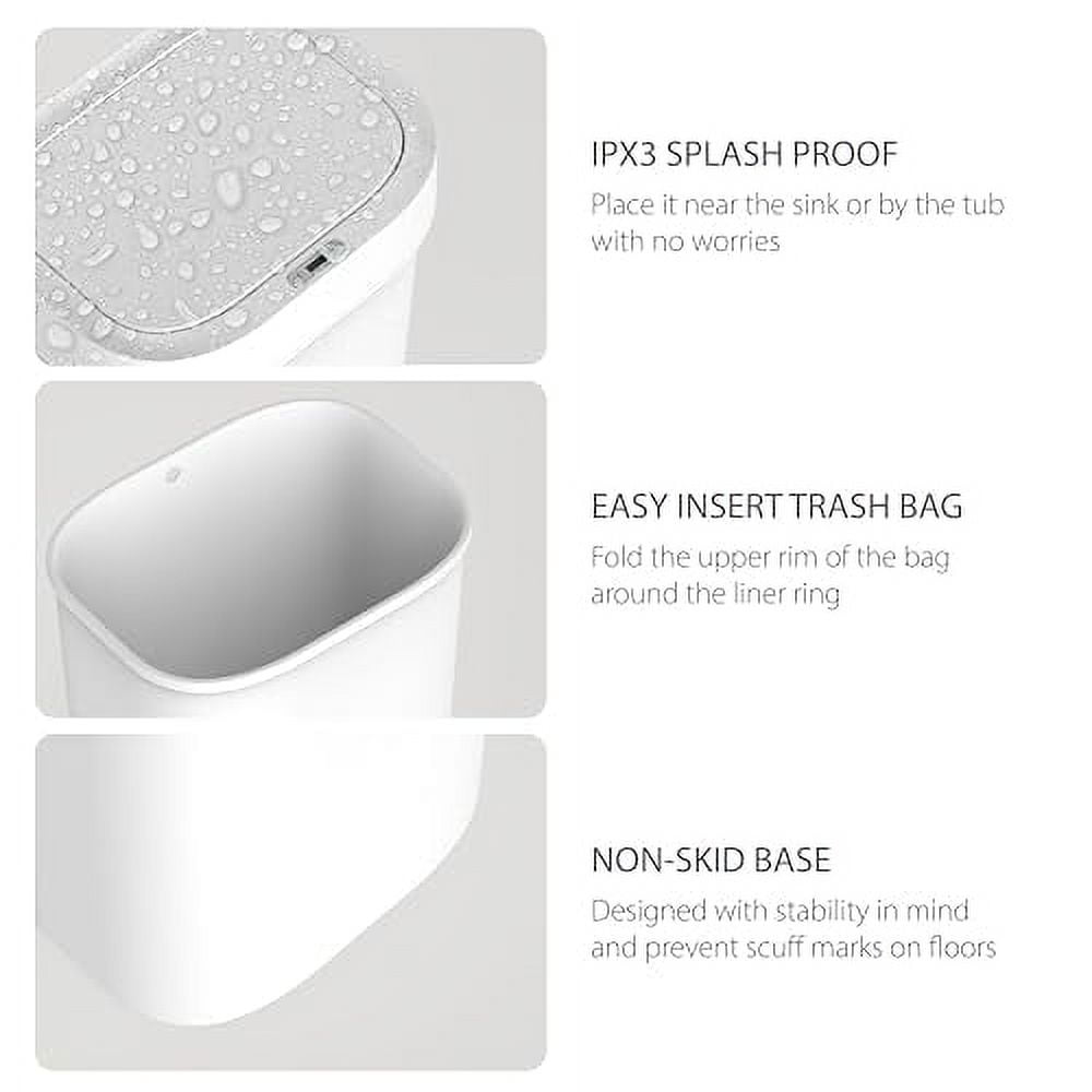 Versen 13.2 Gallons Automatic Kitchen Trash Can, 50 Liters Touchless ...