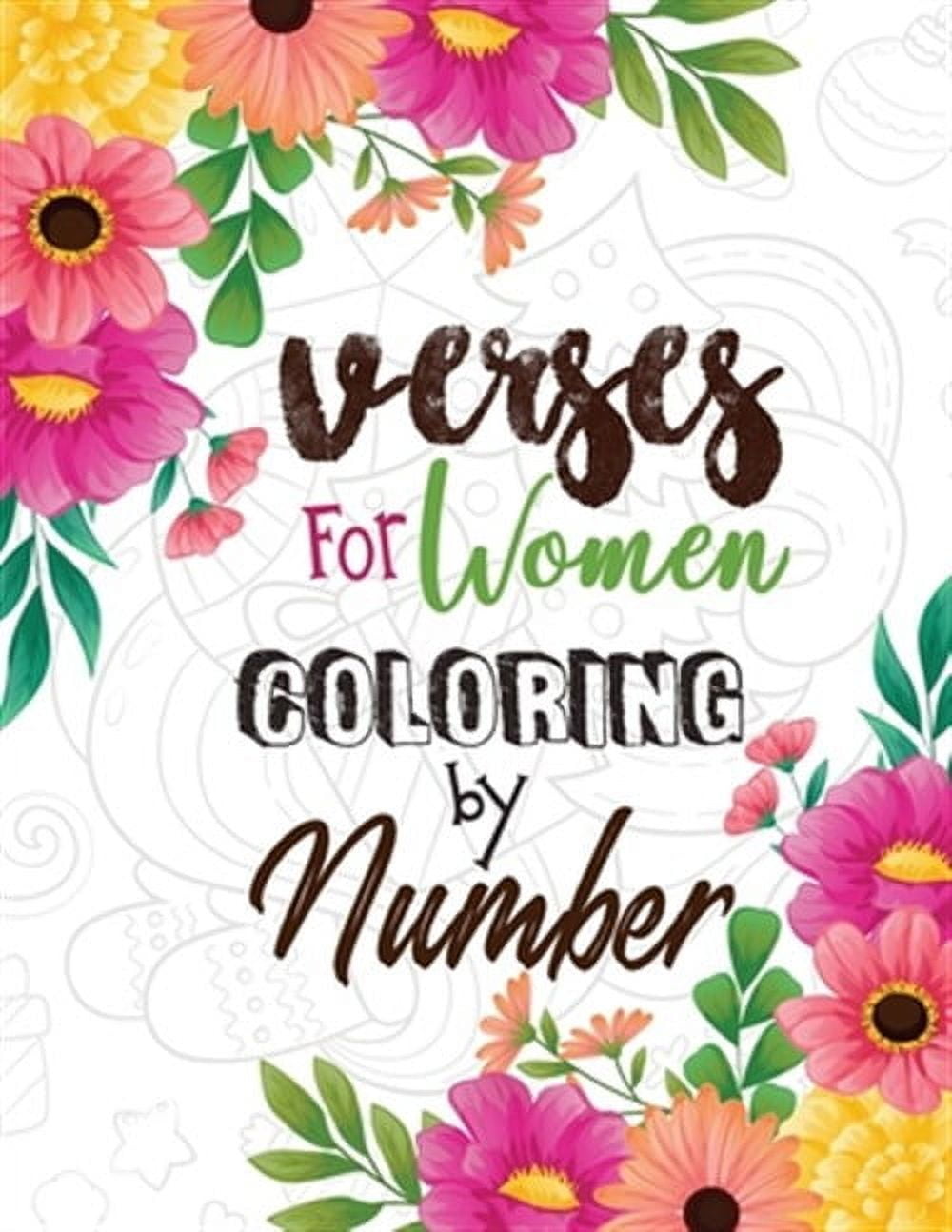 Verses for Women Coloring by Number: Women Christmas Coloring Book, A ...