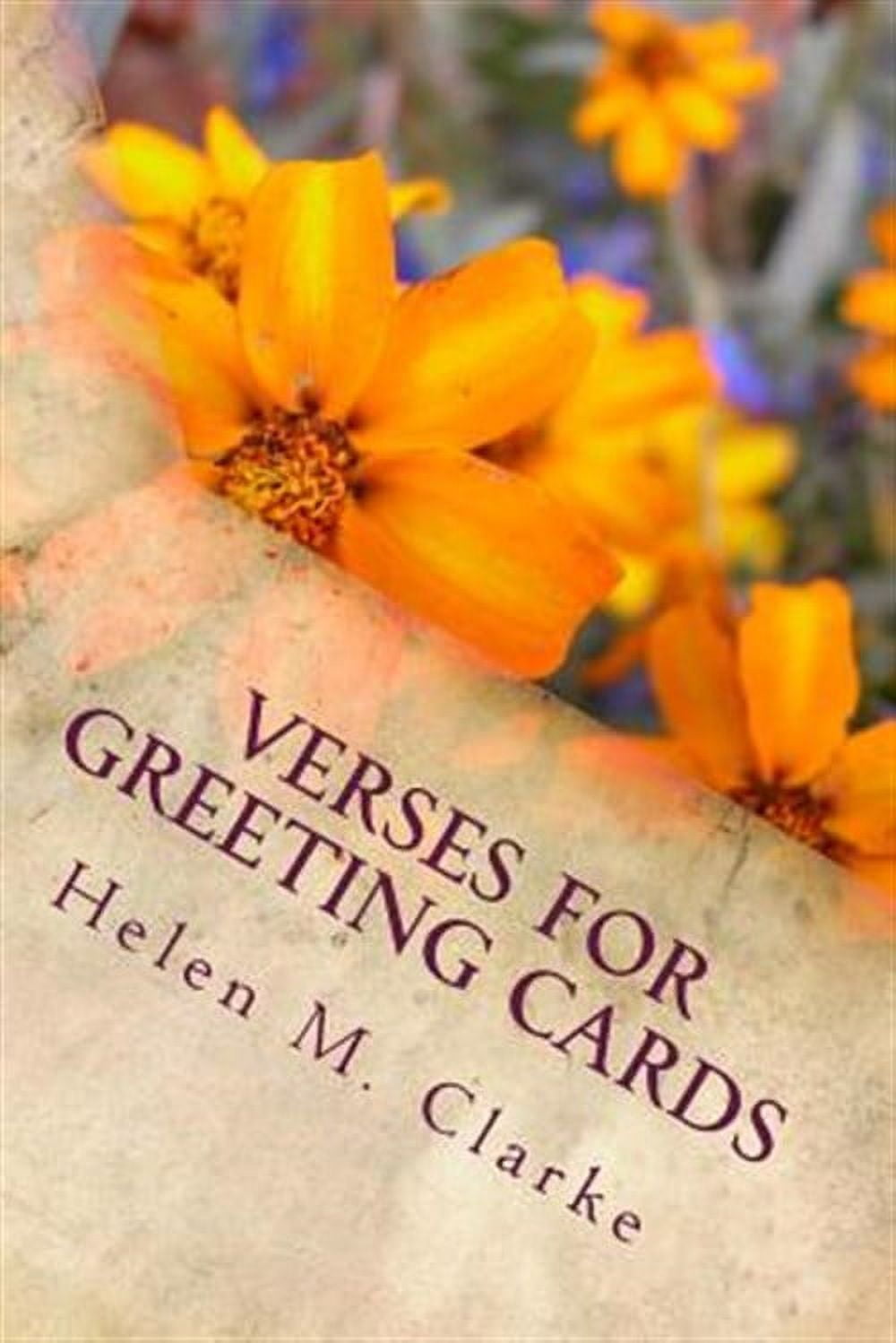Verses for Greeting Cards : Rhyming Poems for Use in Card Making ...