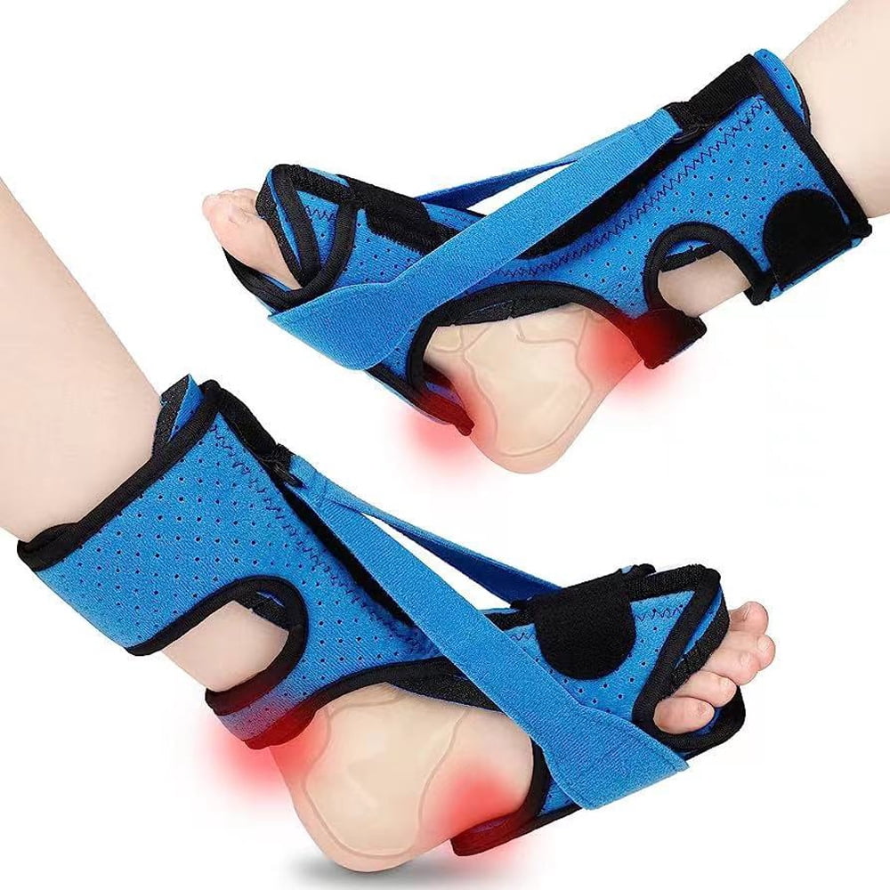 Version of heel pain Achilles tendinitis foot droop strengthen fixed with foot rest plantar ...