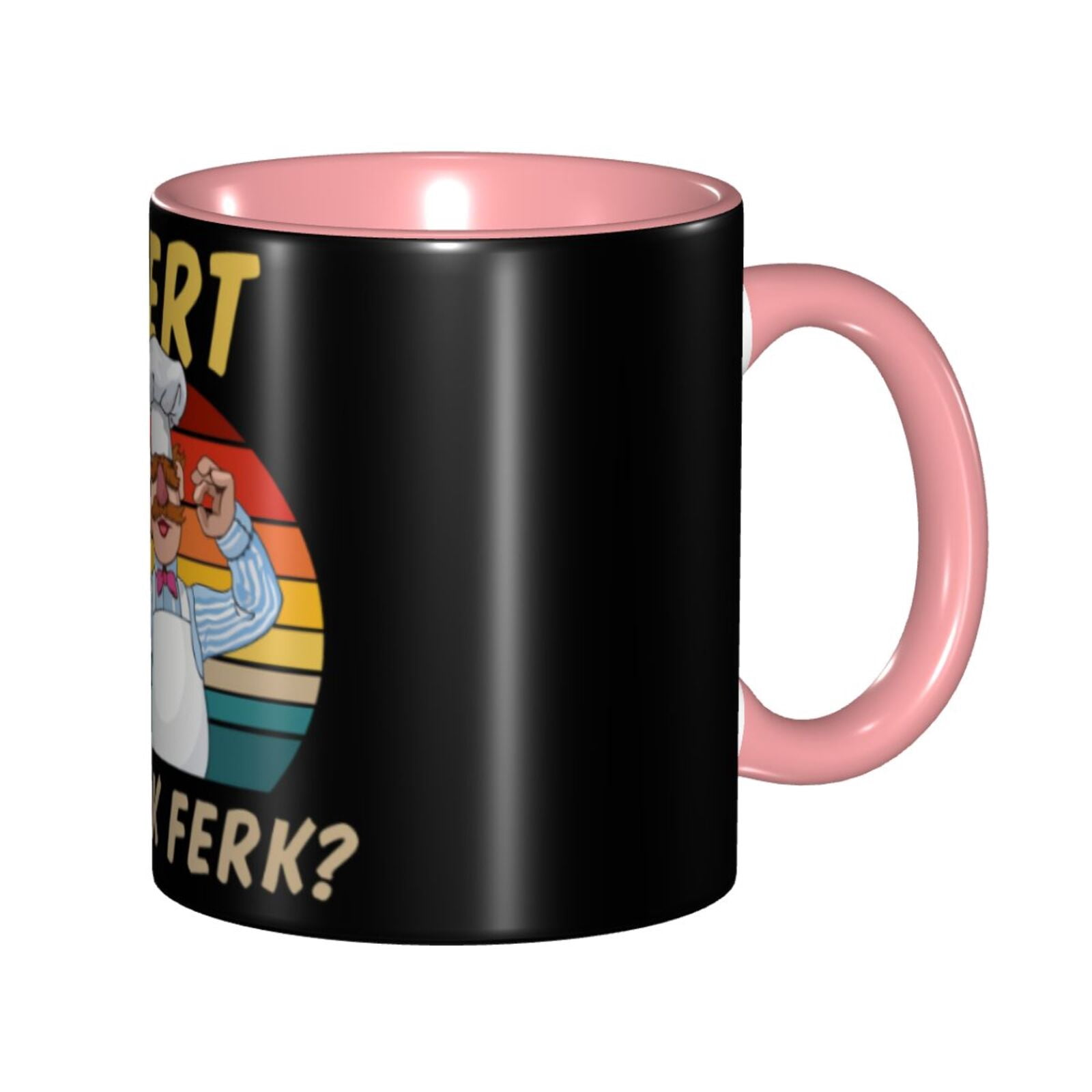 Vert Der Ferk Classic Coffee Mugs Stylish Ceramic Cup with Handles for ...