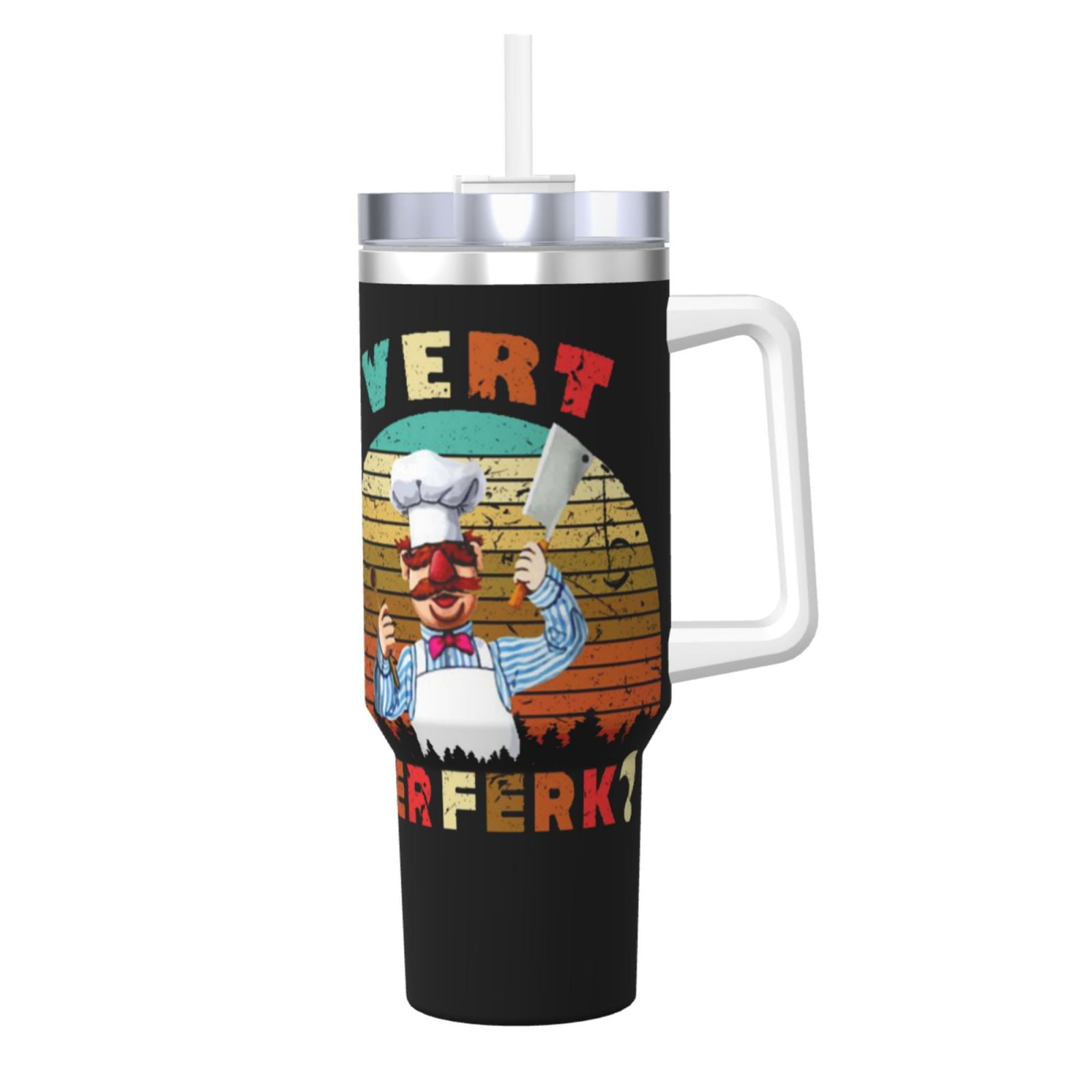 Vert Der Ferk - The Swedish Chef 40oz Stainless Steel Vacuum Insulated ...