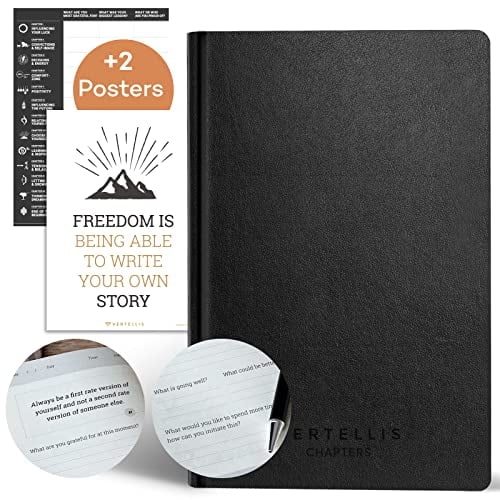 Vertellis Chapters | 13-Week Self Care Journal | 3-IN-1 Gratitude ...