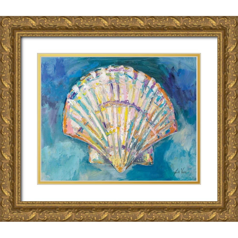 Vertentes, Jeanette 14x12 Gold Ornate Wood Framed with Double Matting ...