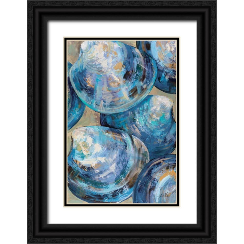 Vertentes, Jeanette 17x24 Black Ornate Wood Framed with Double Matting ...
