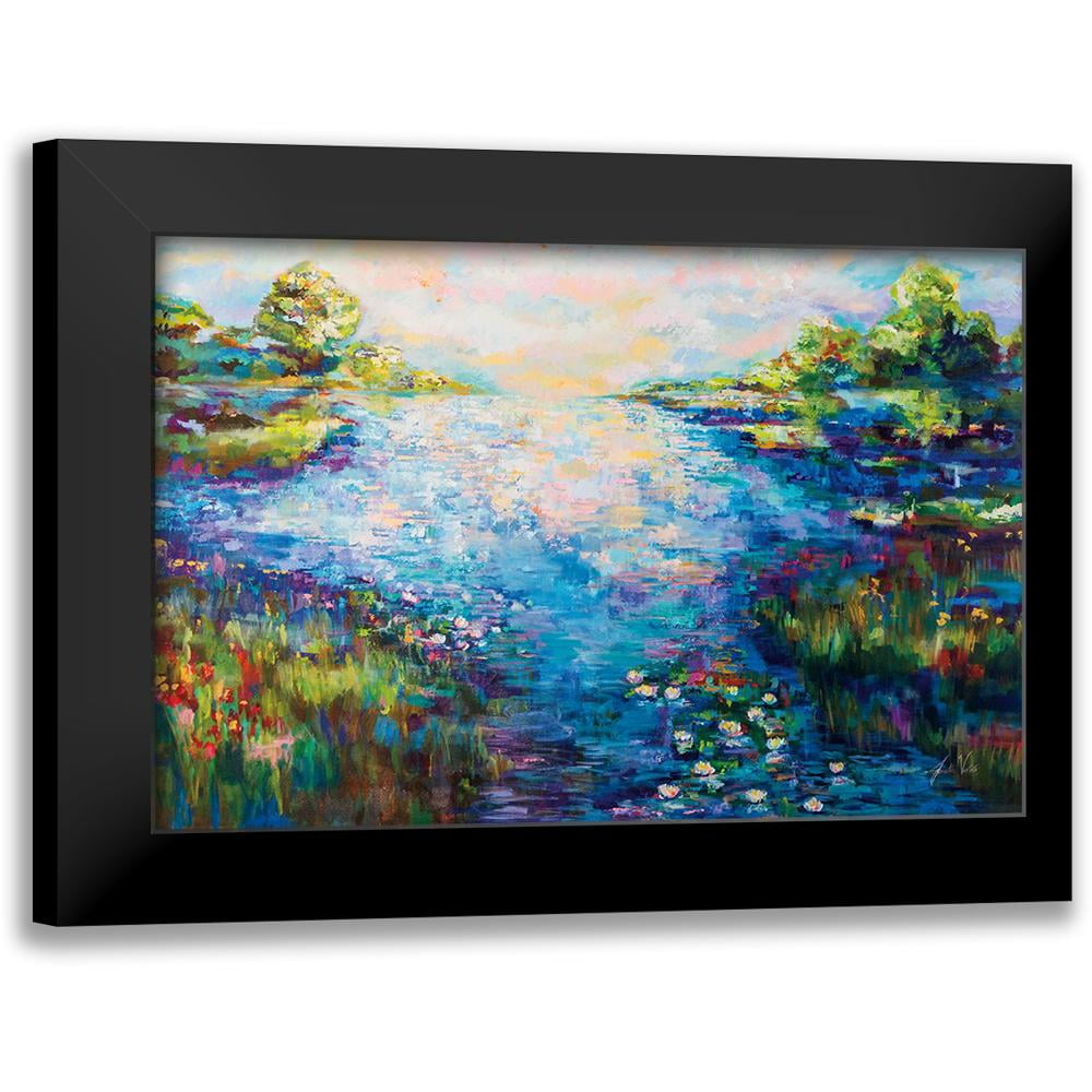 Vertentes, Jeanette 24x17 Black Modern Framed Museum Art Print Titled ...
