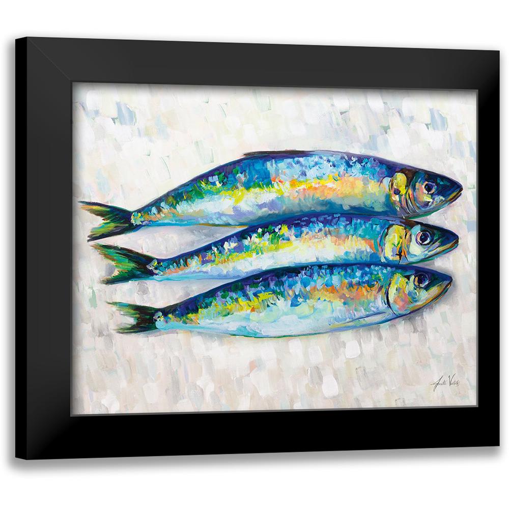 Vertentes, Jeanette 24x20 Black Modern Framed Museum Art Print Titled ...