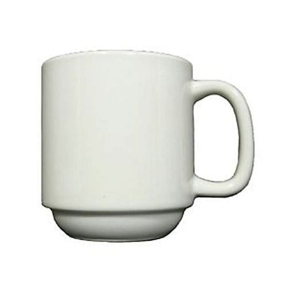 Vertex China SM-V Vista 10 Oz. Stackable White Summit Mug - 36 / CS ...