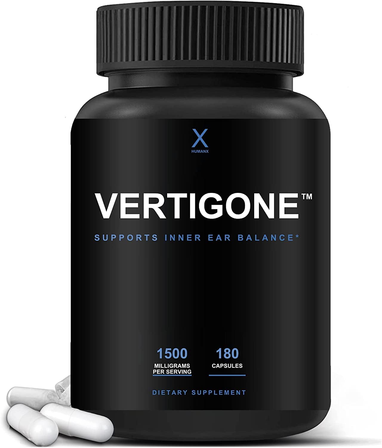 HumanX VertiGone Supplement, Vertigo Relief, Inner Ear Balance, Motion ...