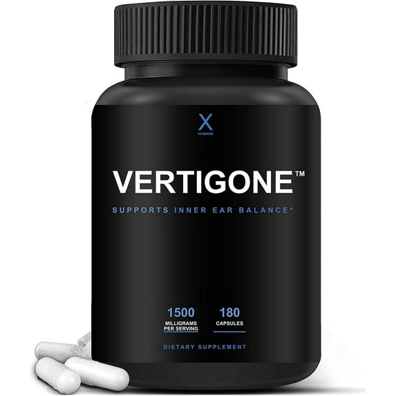 HumanX VertiGone Supplement, Vertigo Relief, Inner Ear Balance, Motion ...