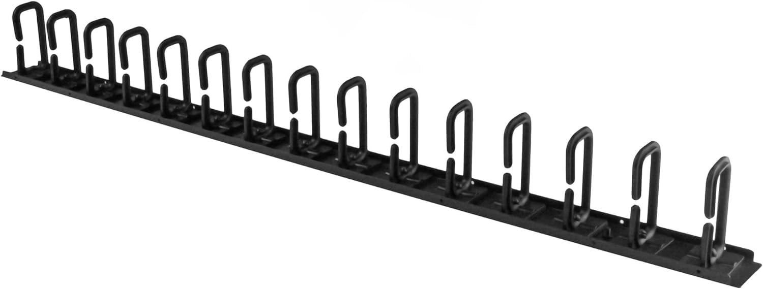 Vertical 0U Server Rack Cable Management with D-Ring Hooks - 20U ...