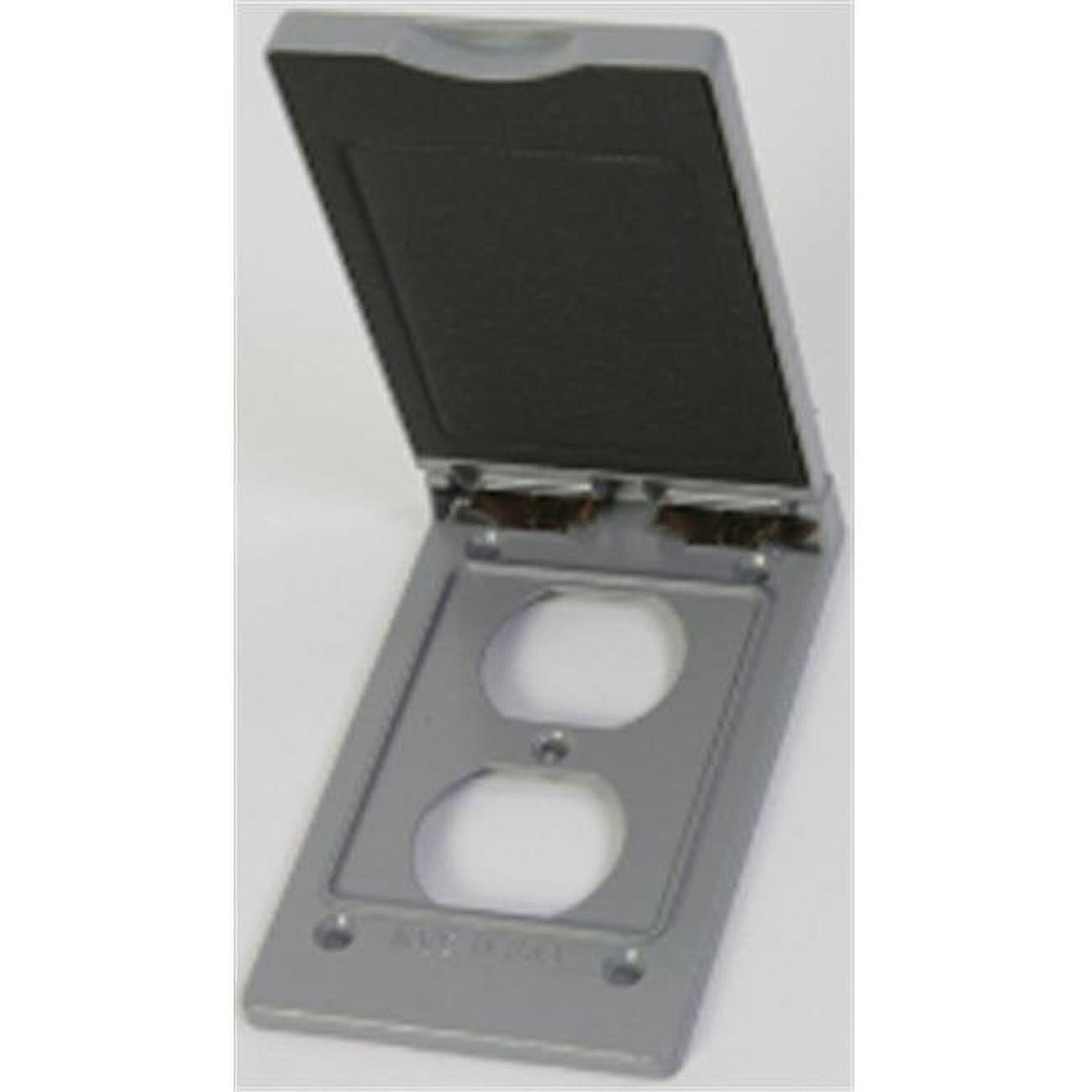 Vertical 1-Gang Duplex Weatherproof Outlet Box Cover, Gray - Walmart.com