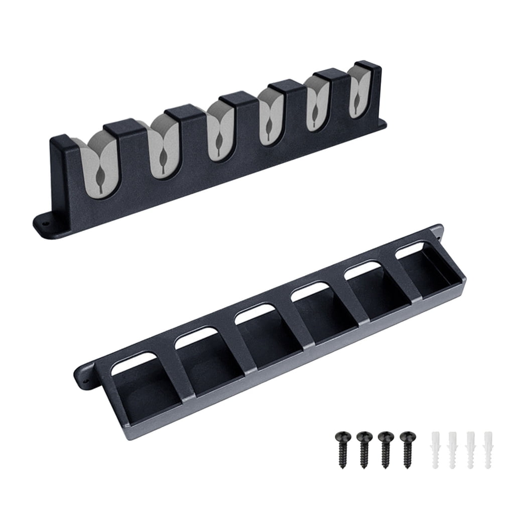 Vertical 6-Rod Fishing Rod Holder Wall Mounted Fishing Pole Rack for ...