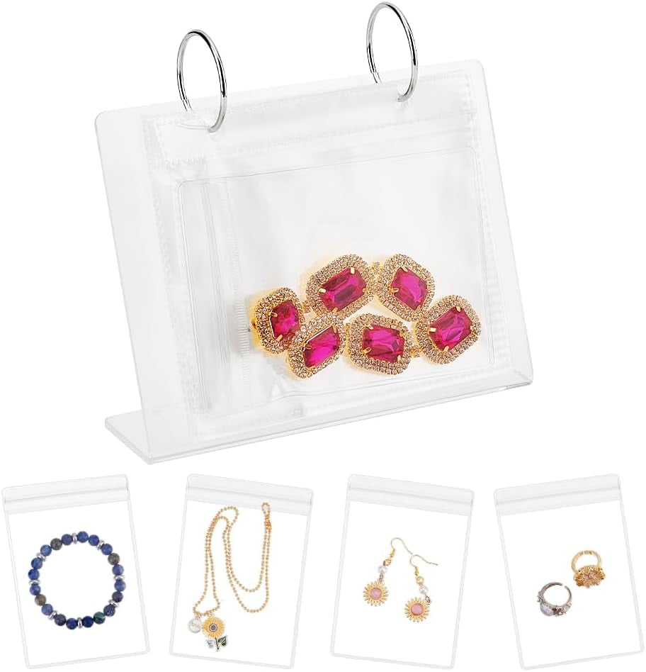 Vertical Acrylic Display Frame with Transparent PVC Storage bag for ...