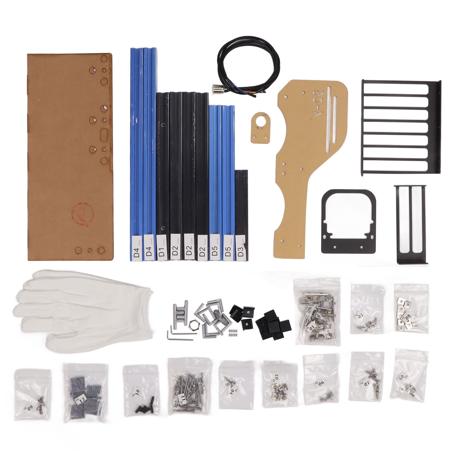 Vertical Aluminum DIY Frame ATX MATX ITX Open Computer Case Bracket ...
