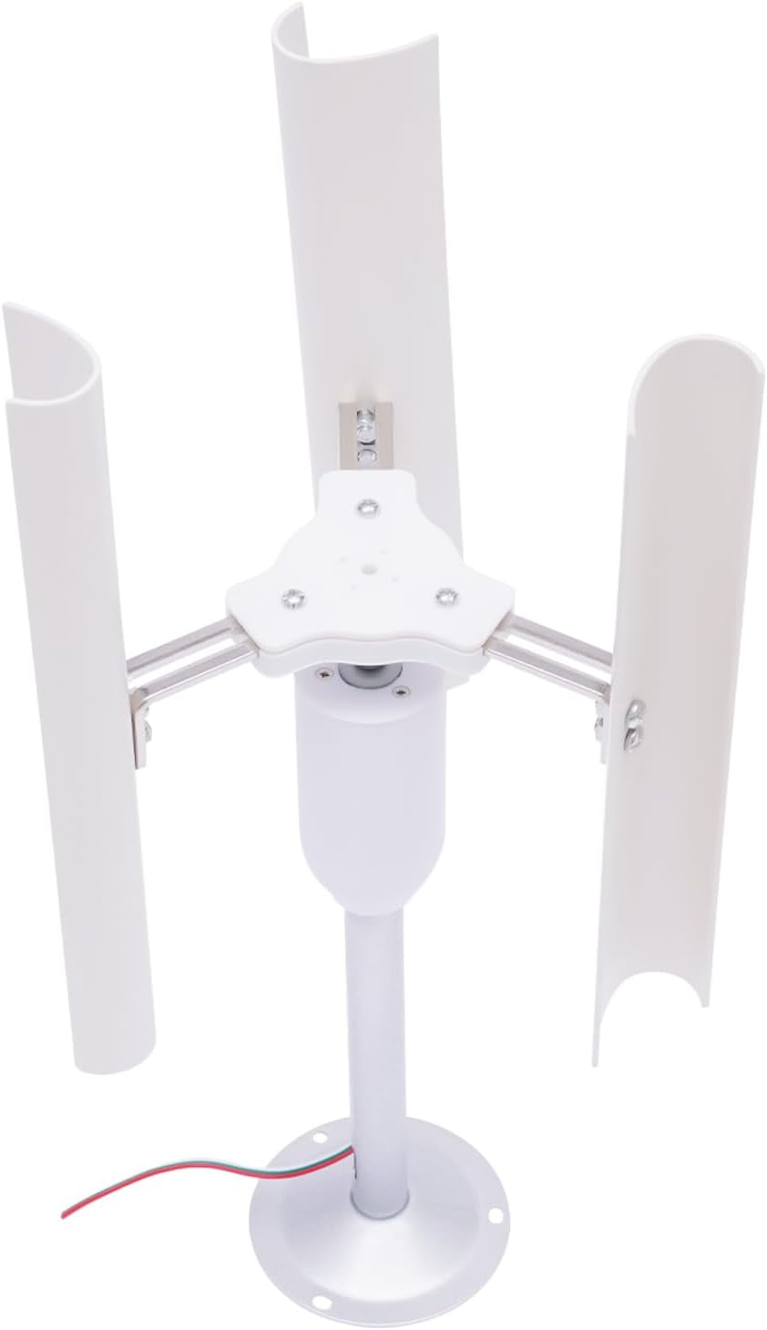 Vertical Axis Wind Turbine, 12V Windmill Generator 3 Blades with Diodes ...