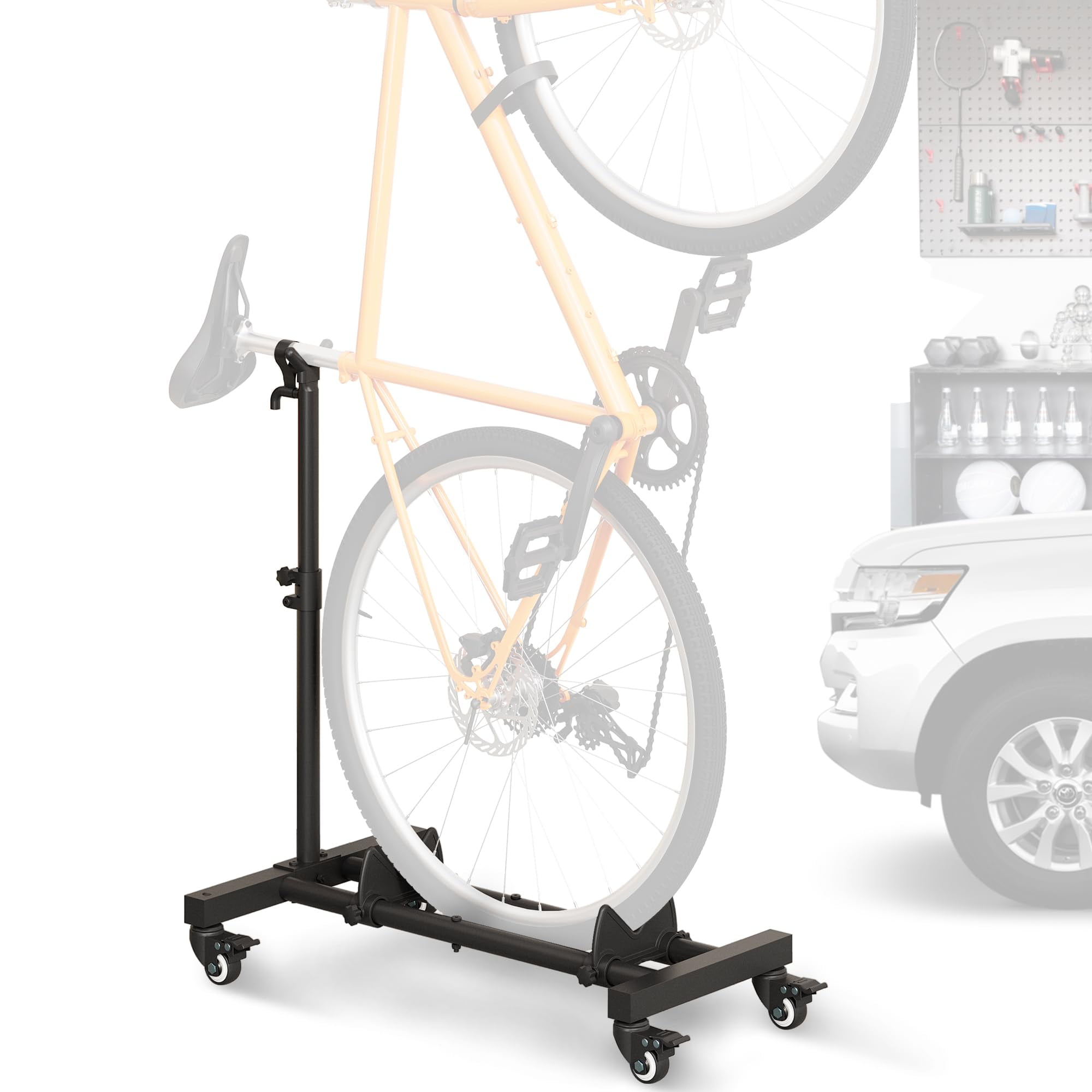 Vertical Bike Stand, Freestanding Indoor Bike Storage Rack Upright ...