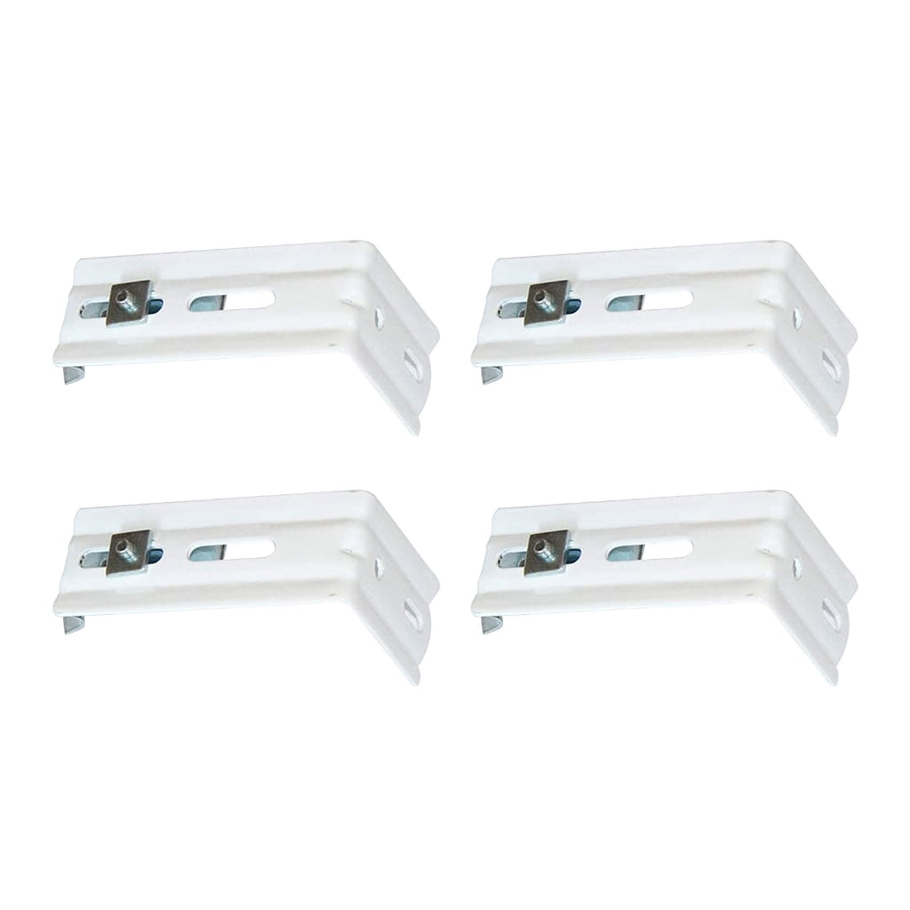 Vertical Blinds L- Shaped Brackets Blinds Curtain Track Mounting ...