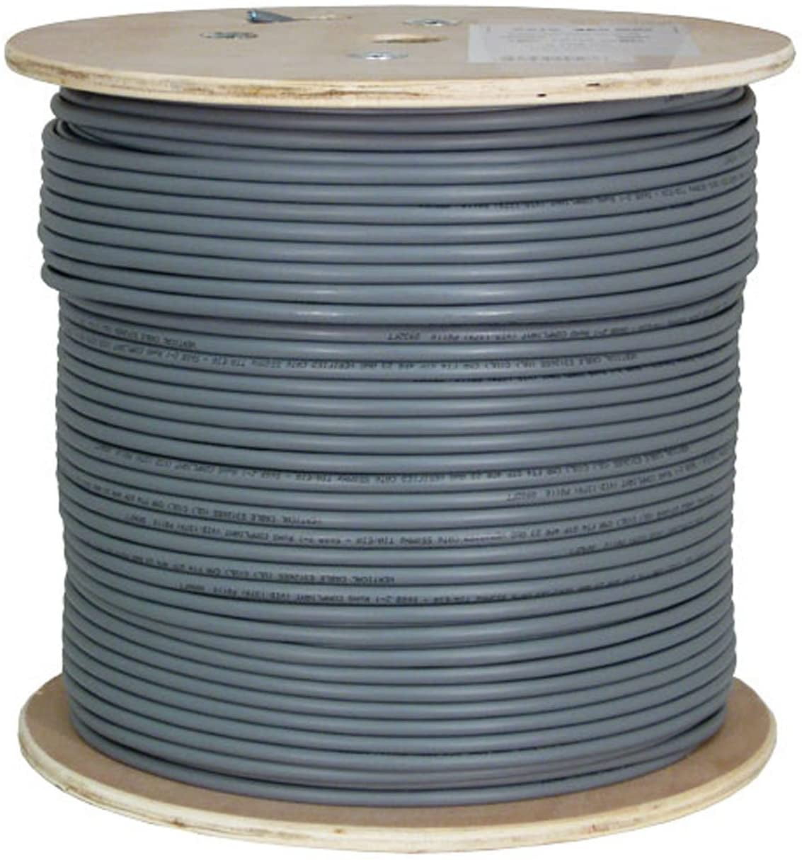 Vertical Cable 064 Series 1000ft Cat6A Solid Network Cable - Gray ...