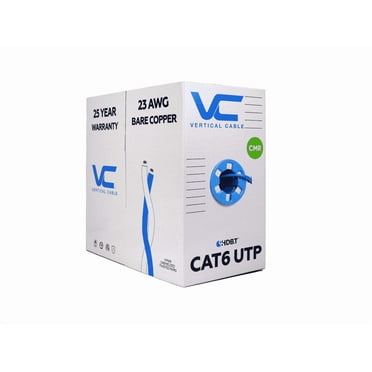 Vericom Mbw5u-00932 Cat-5e Utp Solid Riser Cmr Cable, 1,000ft (blue ...
