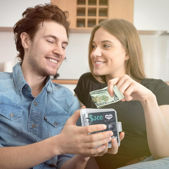 Vertical Cash Deposit Savings Album Organizer | Three-Hole Iron Clip ...