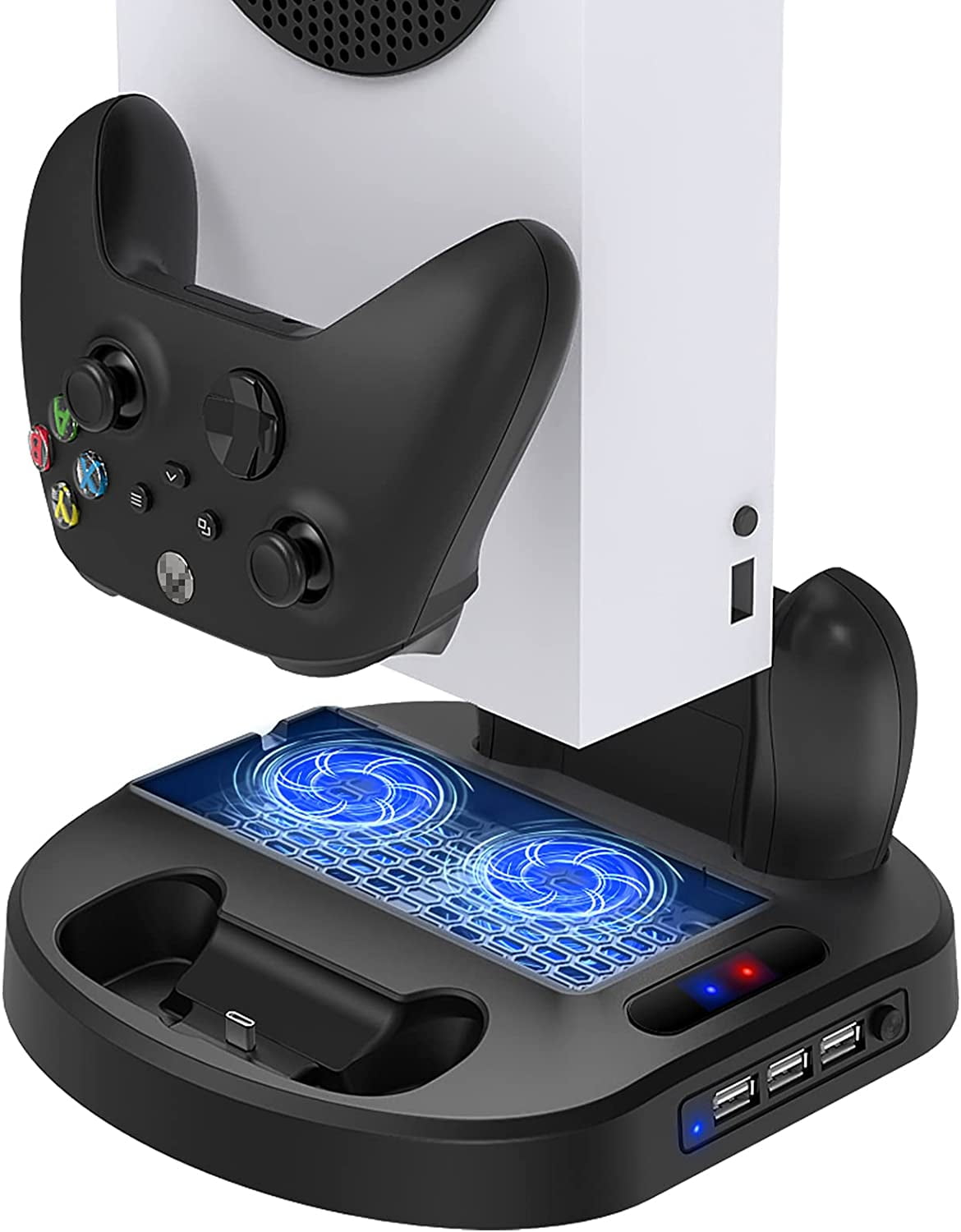 Walmart Xbox Series S Vertical Charging Stand with Cooling Fan, Dual ...