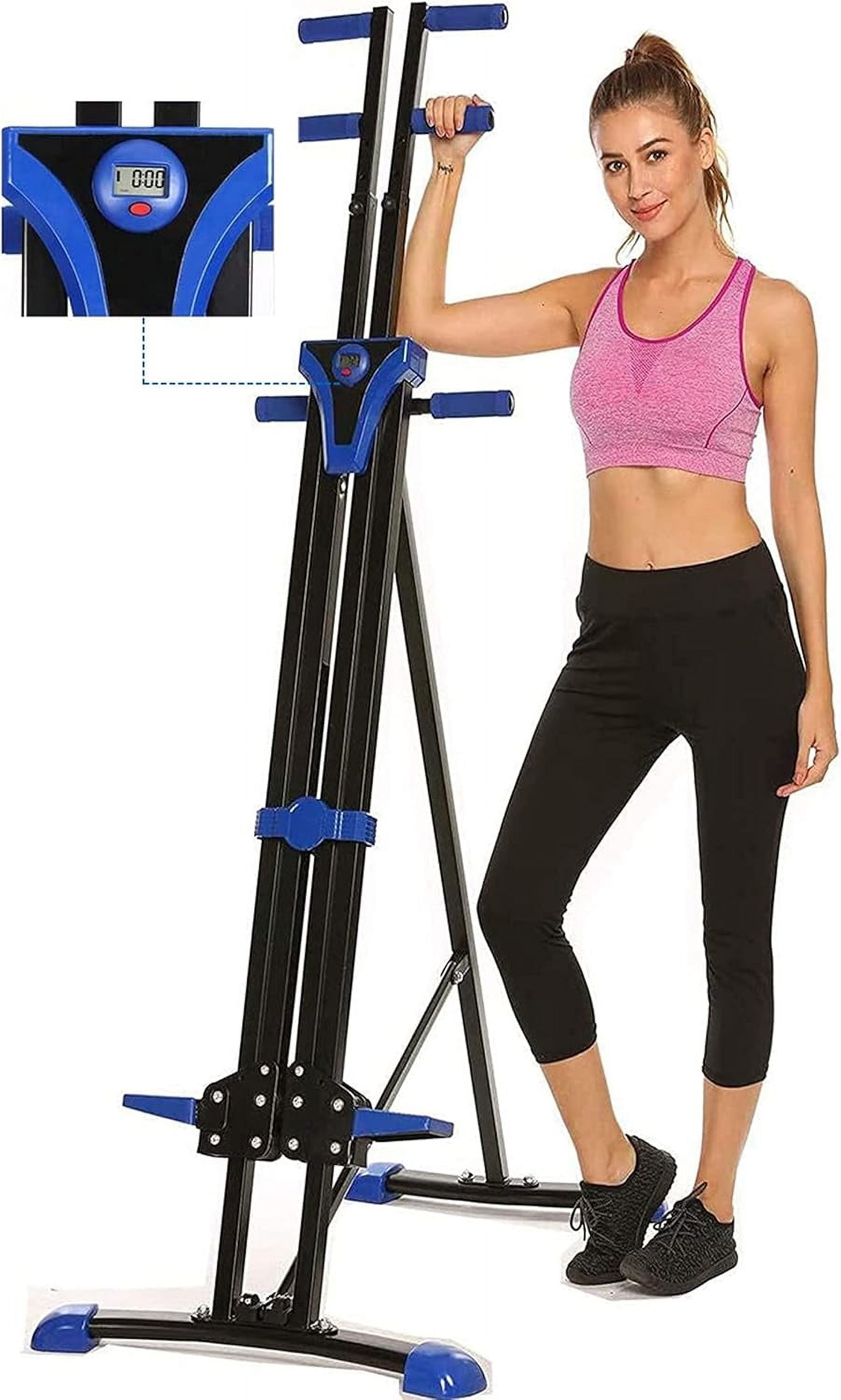 Vertical Climber Exercise Machine, Upgraded Folding Stair Climber ...