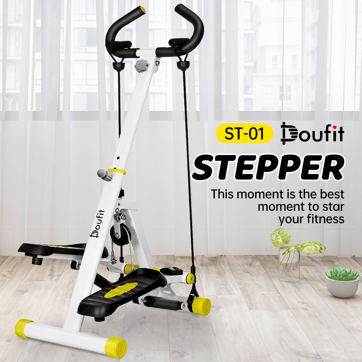 Vertical Climber Machine Exercise Stepper Cardio Workout Fitness ...