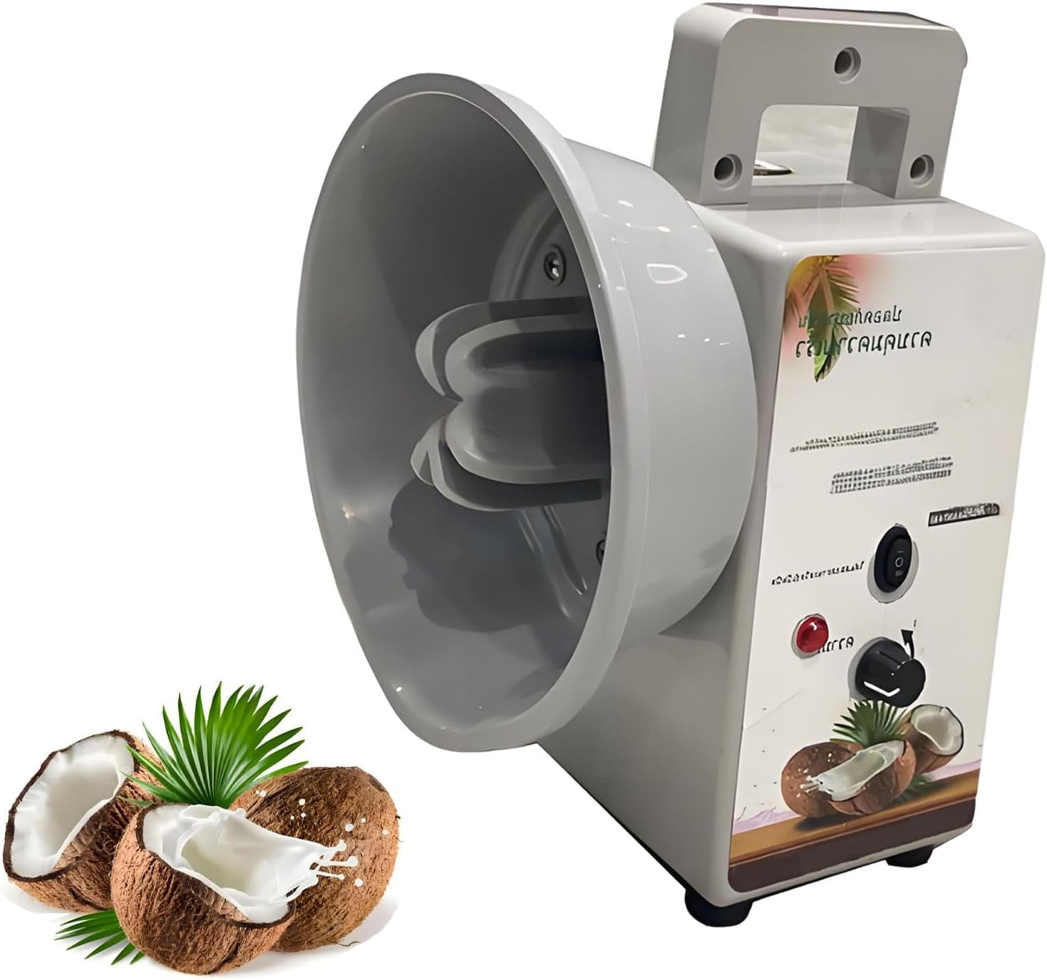Vertical Coconut Scraper Grater, High-efficiency Coconut Processing，3 ...