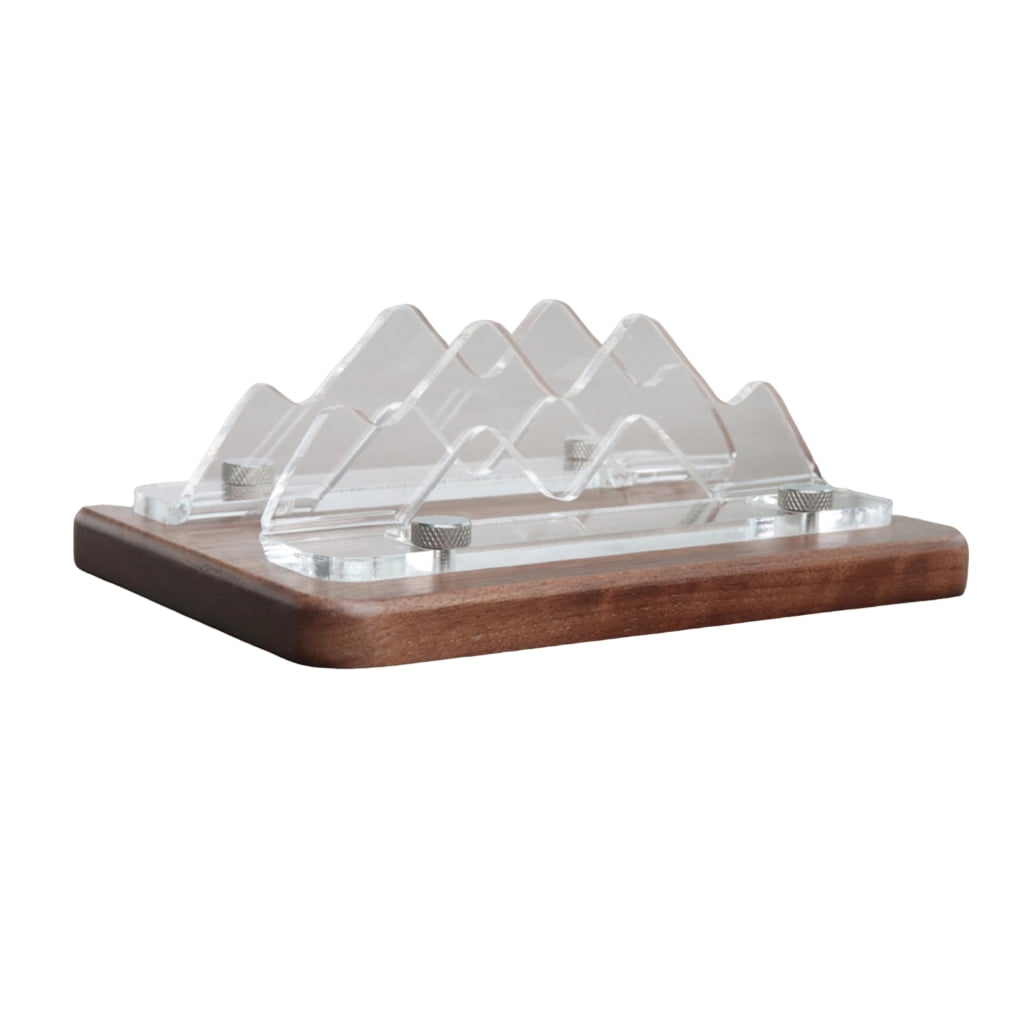 Vertical Computer Stand for 4 Holder Ergonomic Wood Base Construction ...