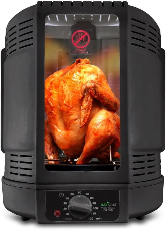 Vertical Countertop Rotisserie Oven Roaster, Rotating Shawarma and ...