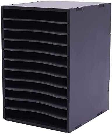 Vertical Desktop Sorter 11 Slots, Mail Organizer Vertical File ...