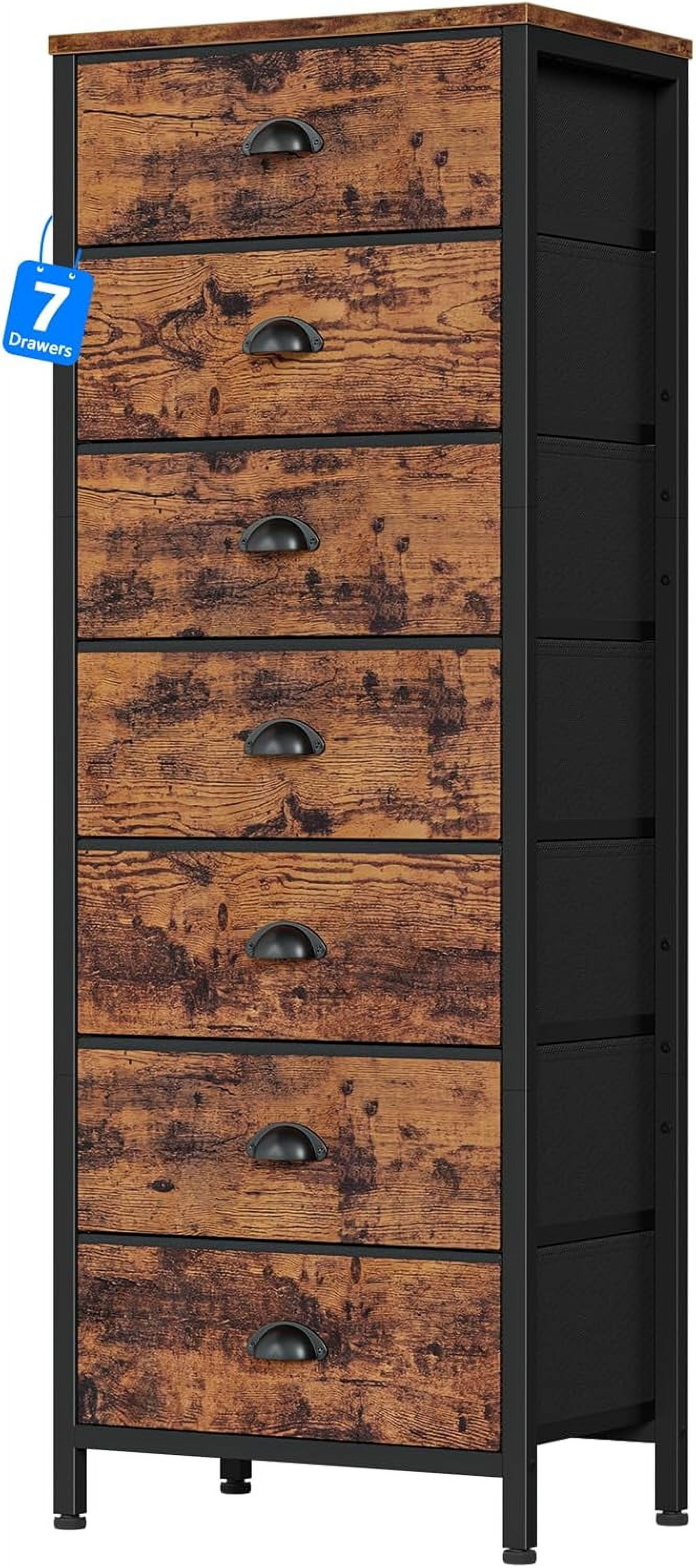 Vertical Dresser for Bedroom,Tall Storage Tower Unit and Chest with 6 ...