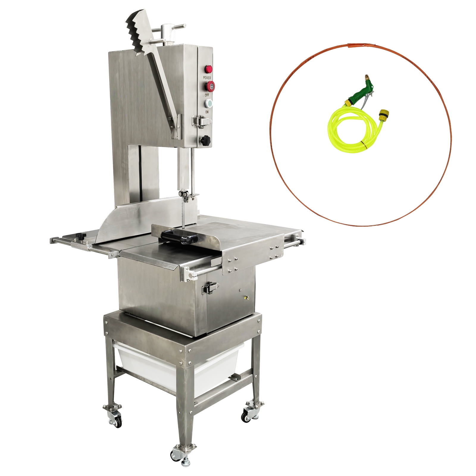 Vertical Electric Bone Sawing Machine Commercial Frozen Food Meat Bone ...