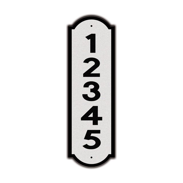 Vertical Fancy Address Numbers for Outside, Custom, 911 Super ...