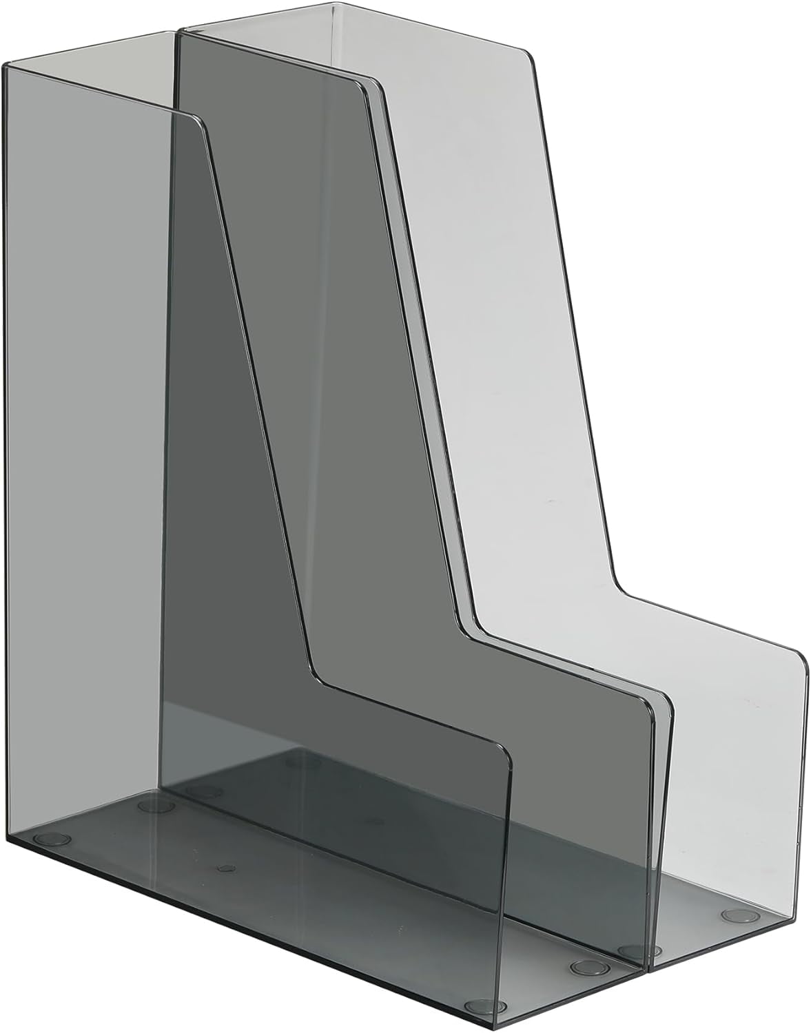 Vertical File Folders, Clear PET Desktop Organizer and Storage Bins for ...