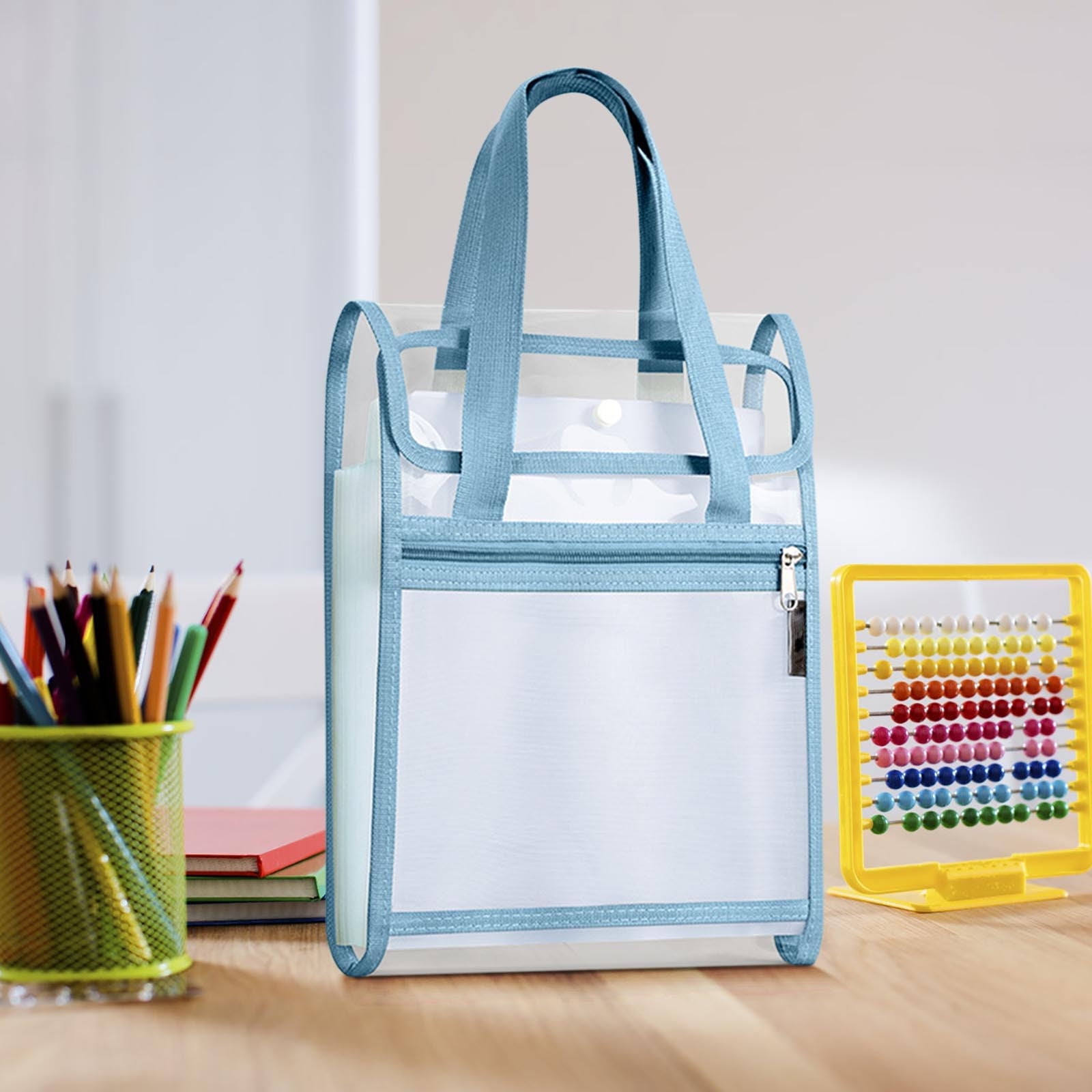 Vertical File Organizer Bag, Large Capacity Handheld Accordion Folder ...