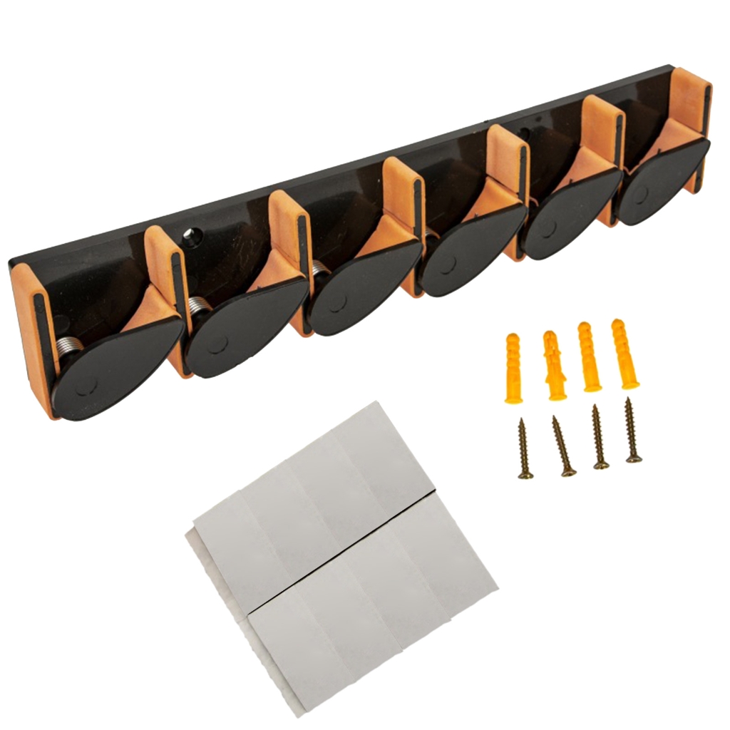 Vertical Fishing Rod Holder Wall Mounted Fishing Rod Rack, Store 6 Rod ...