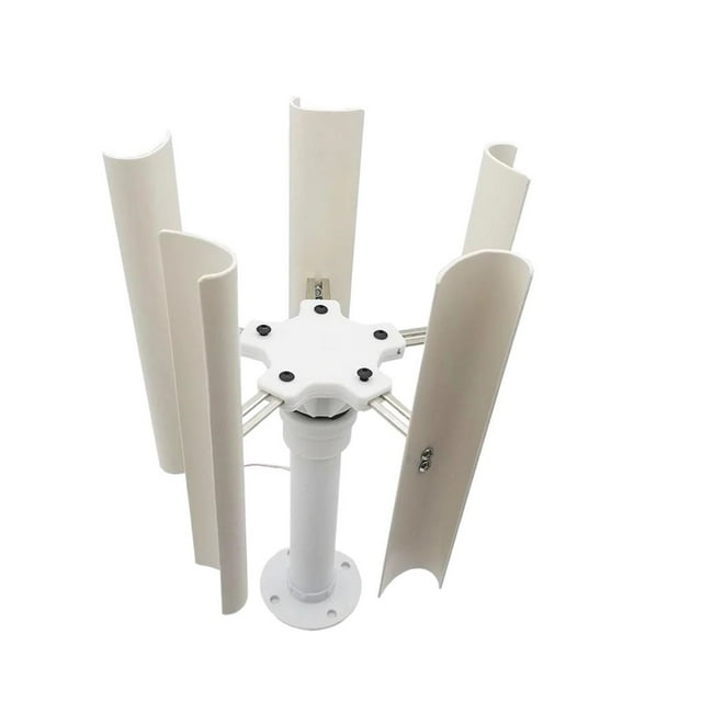 Vertical Five-blade Wind Generator Model Three-phase Permanent Magnet ...