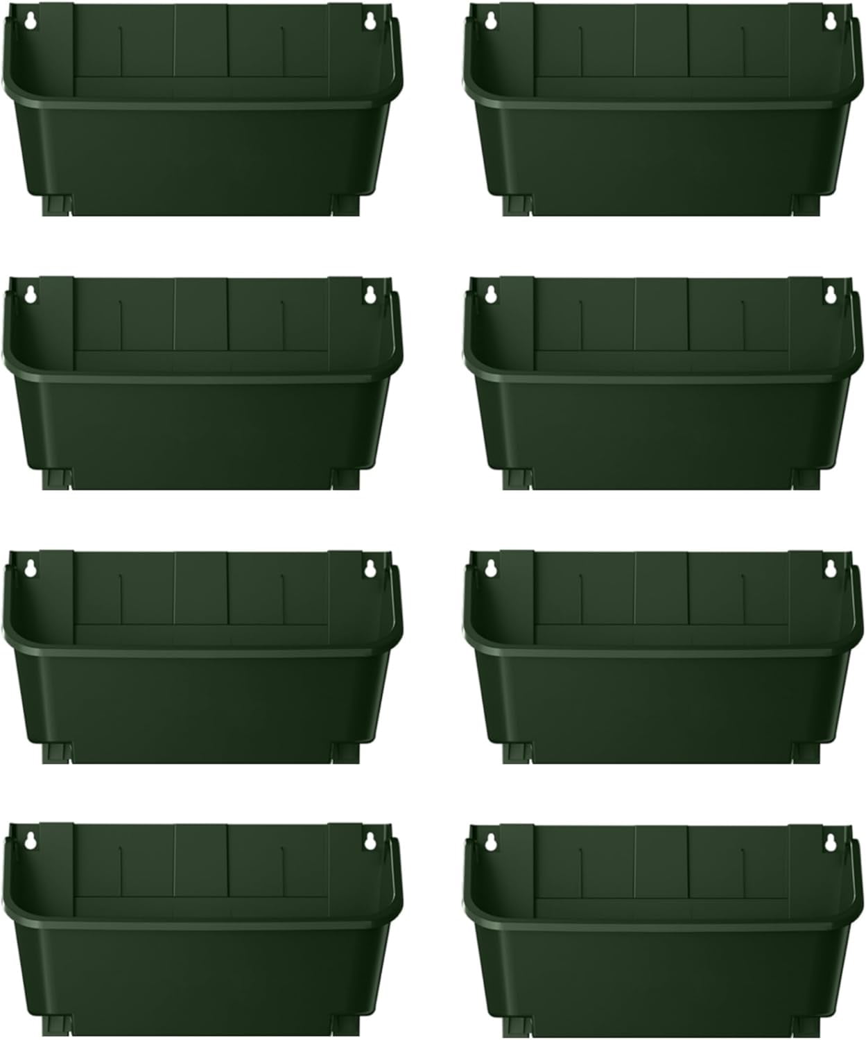 Vertical Garden Planters - 8 Pack, 13 Inch Wall Mounted Planters for ...