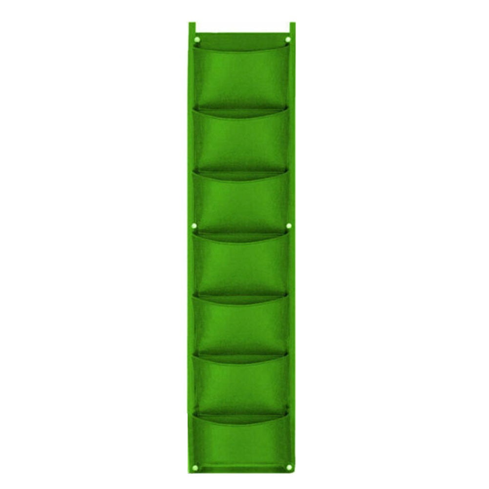 Vertical Garden Pouch Wall Hanging Planting Bag With 7 Pockets For ...
