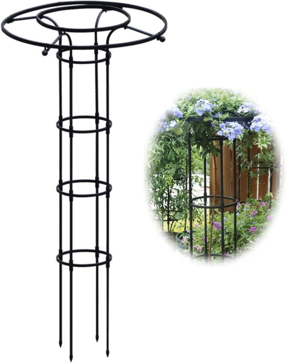 Vertical Garden Trellis,Umbrella Trellis Tower 3ft 4ft 5ft 5.9ft 6.9ft ...