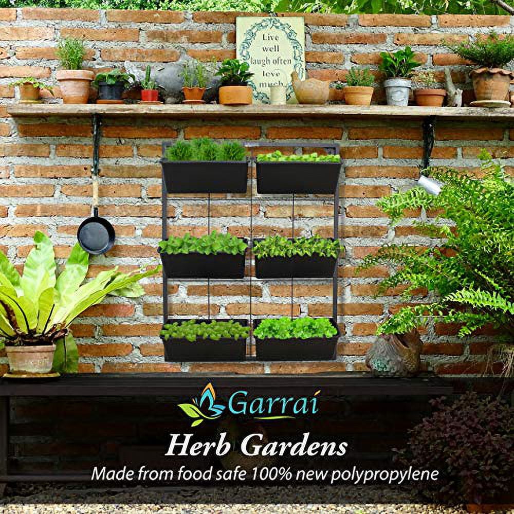 Vertical Garden Wall Planter - Wall Mounted Hanging Planter for Flowers ...