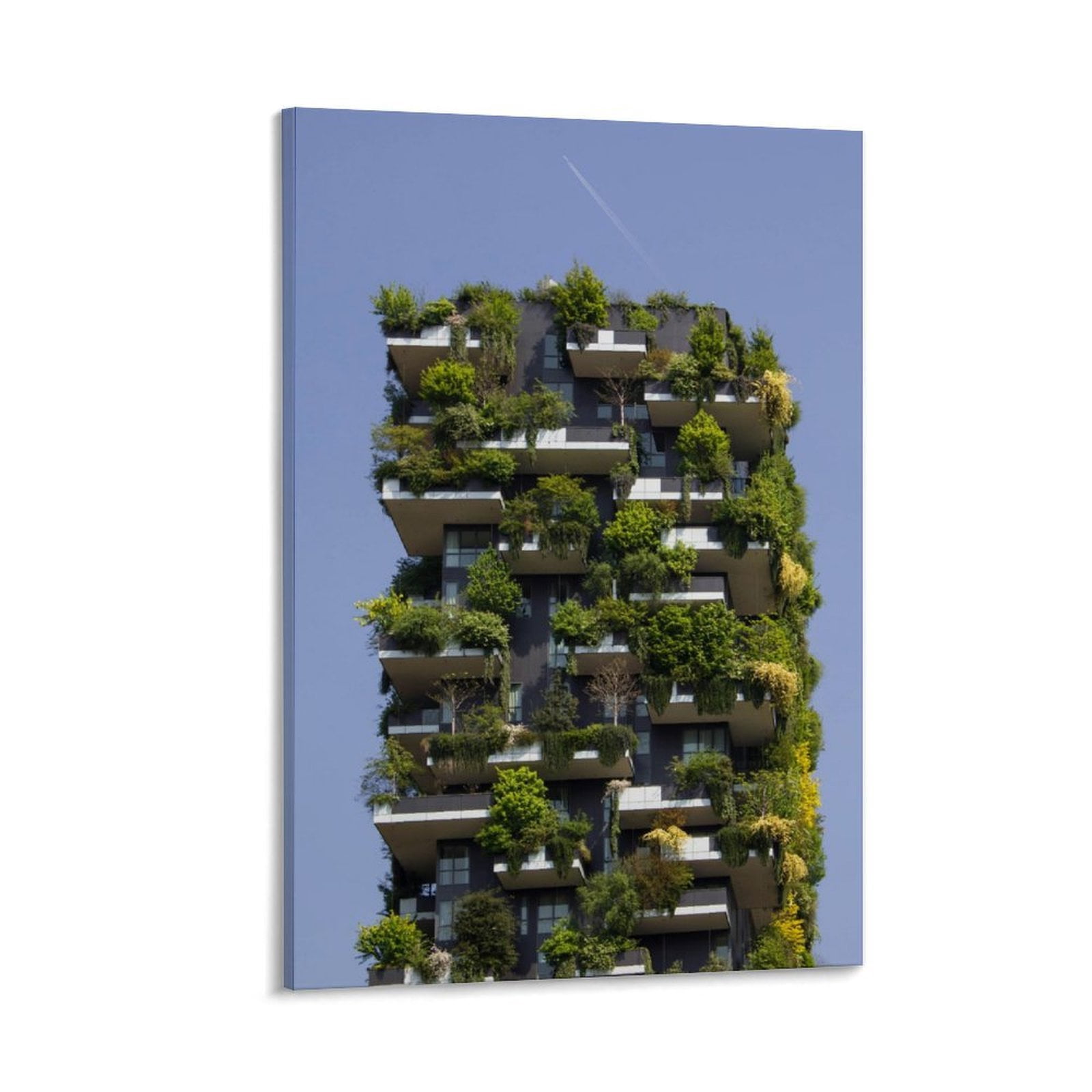 Vertical Green Building, Living Wall Architecture, Eco-Friendly Tower ...