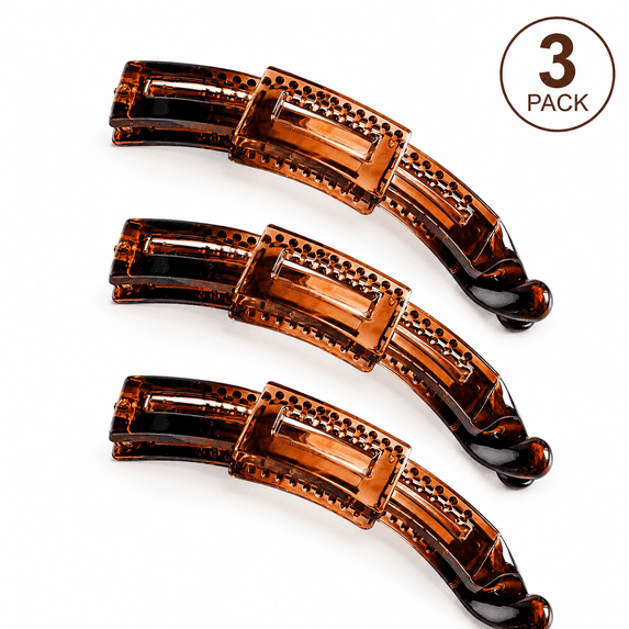 Vertical Hair Clip, PC Matte Finish Banana Clip Style Hair Barrette, 4. ...