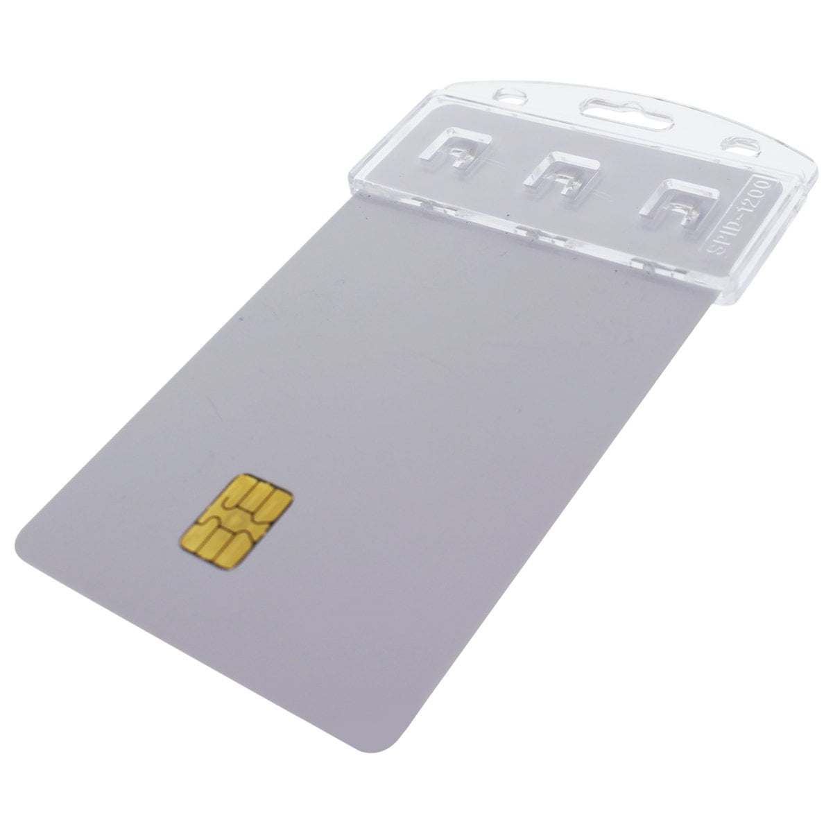 Vertical Half Card Badge Holder for Smart Chip (INSERT) PIV Common ...
