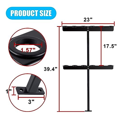 Vertical Hand Rack Landscape Hand Tool Rack,6 Holes Long Handle Tool ...