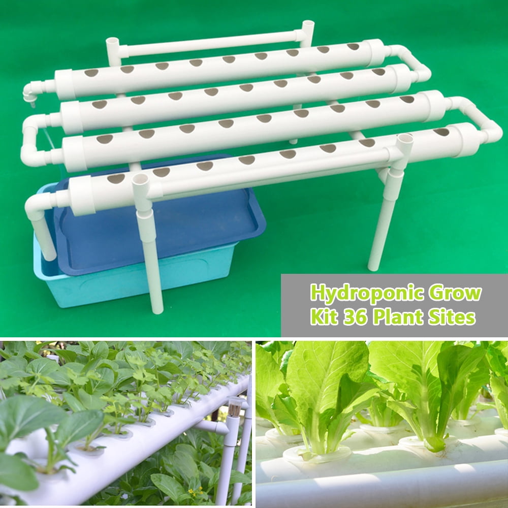 Vertical Hydroponic Growing System – 36 Plant Sites, Food-Grade PVC-U ...