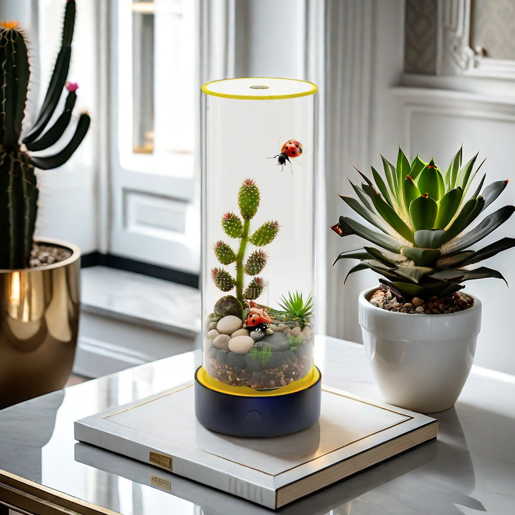 Vertical Insect Terrarium, Reptile Tank, for Tarantula Butterfly Larvae ...