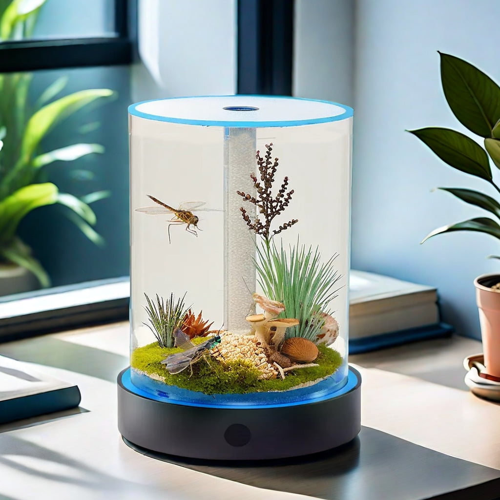 Vertical Insect Terrarium, Reptile Tank, for Tarantula Butterfly Larvae ...